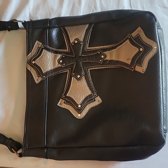 Cato | Bags | Cato Cross Est 946 Handbag With Triple Cross Embroidered ...